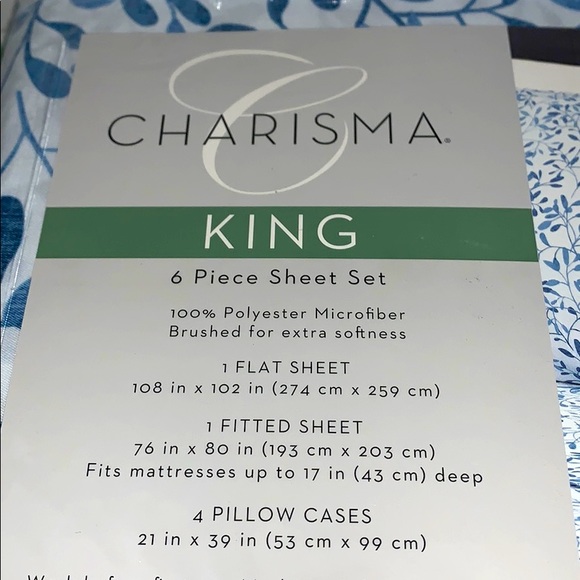 Charisma | Bedding | Charisma Microfiber Sheet Set 6piece King | Poshmark